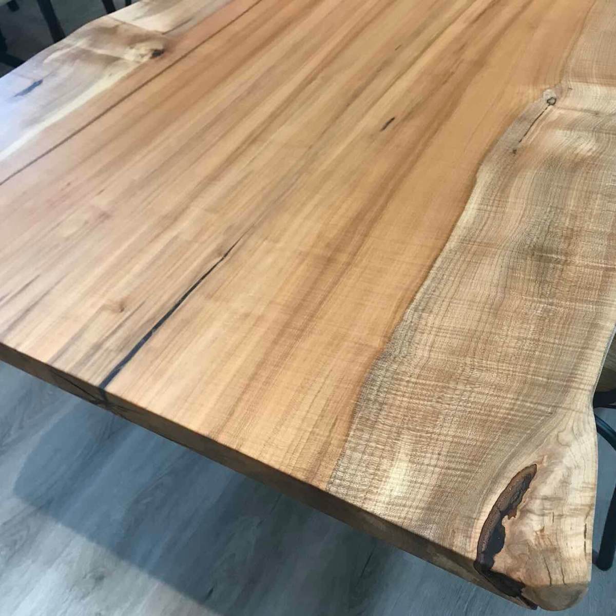 Acadia Live EdgeMaple Dining Table - 8' - Pathway Tables