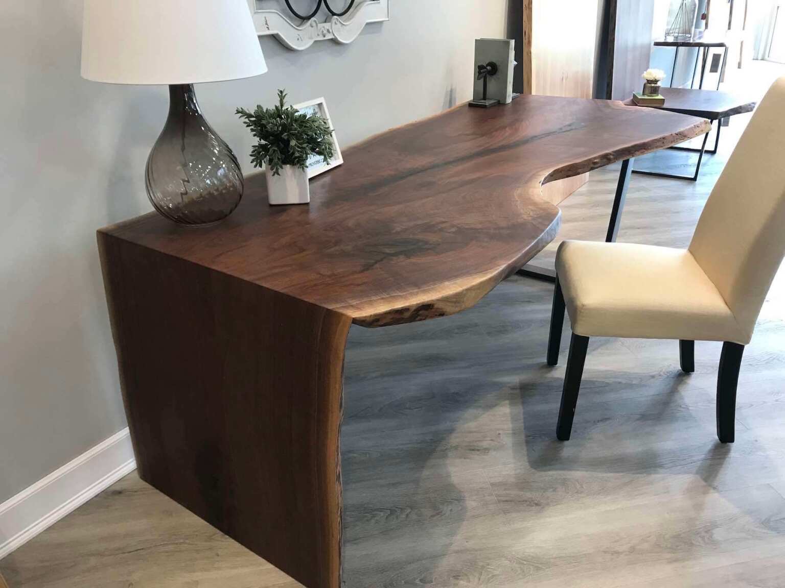 Buy Custom Live Edge Office Desks - Pathway Tables