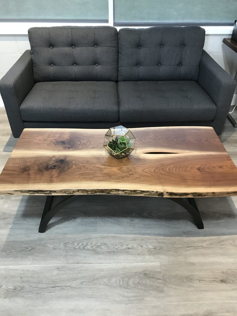 Maple Live Edge Coffee Table Slab - 4'
