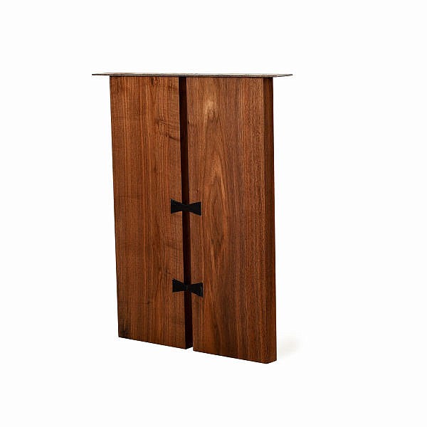 Wood Panel Dining Table Base - Pathway Tables