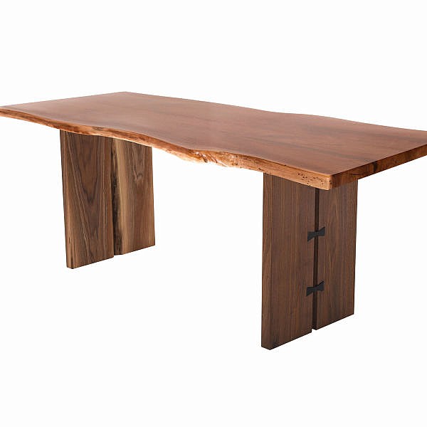 Wood Panel Dining Table Base - Pathway Tables