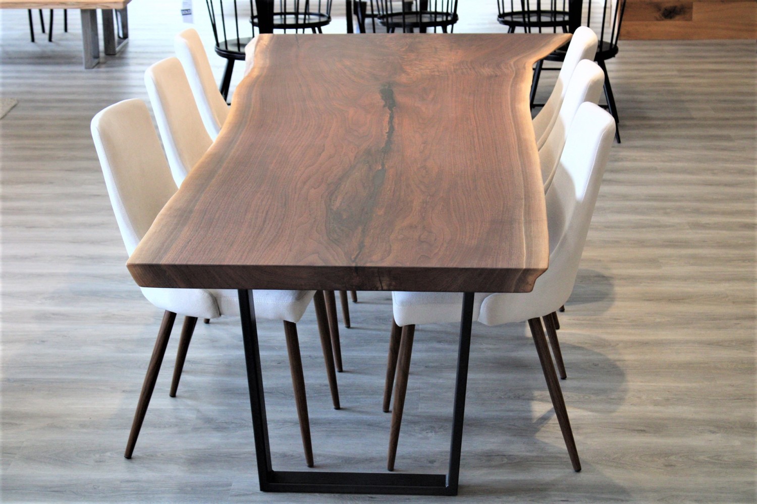 Live Edge Walnut Single Slab Dining TableZion Series - 10' - Pathway Tables