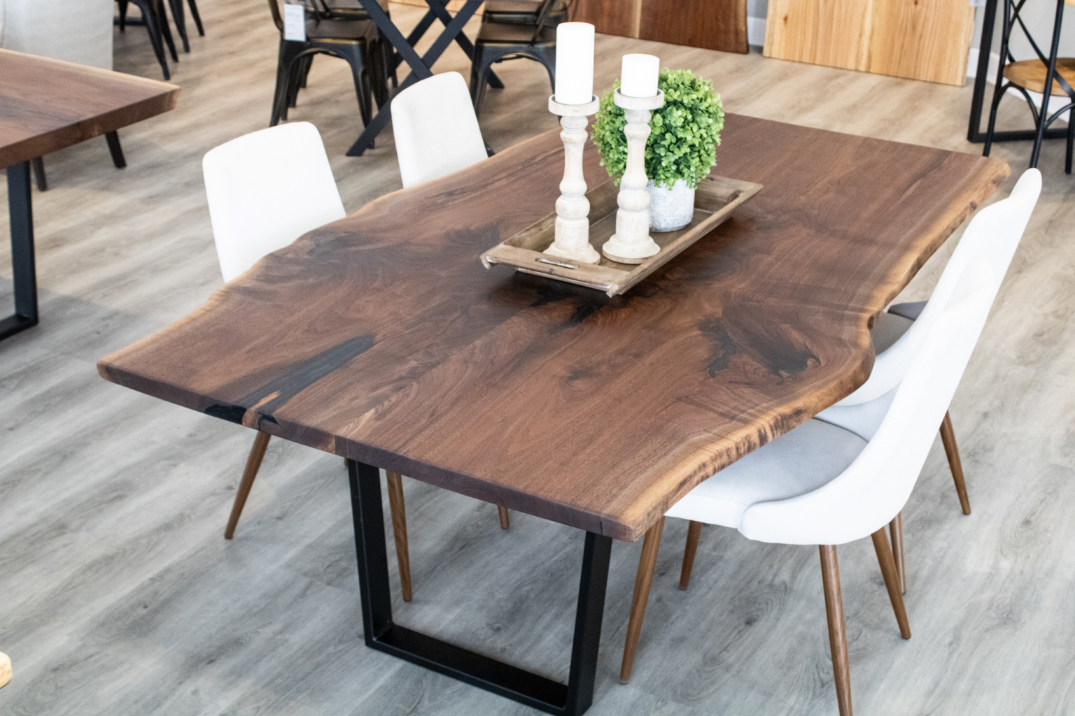 Live Edge Dining Tables For Sale & Custom Kitchen Tables - Pathway Tables