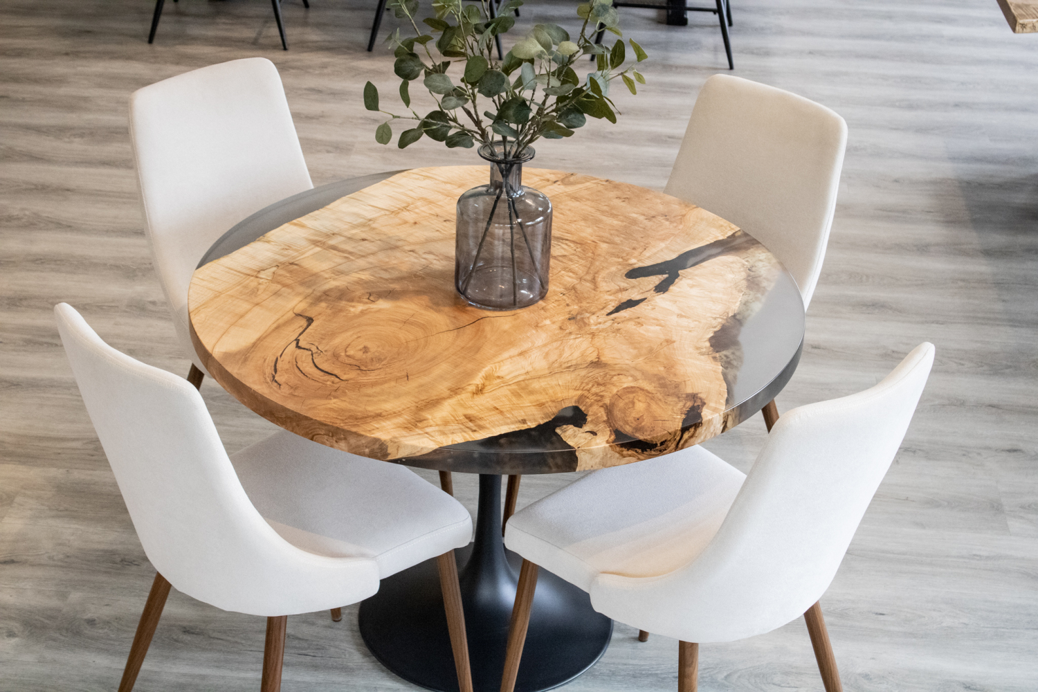 Trumpet Dining Table Base - Pathway Tables