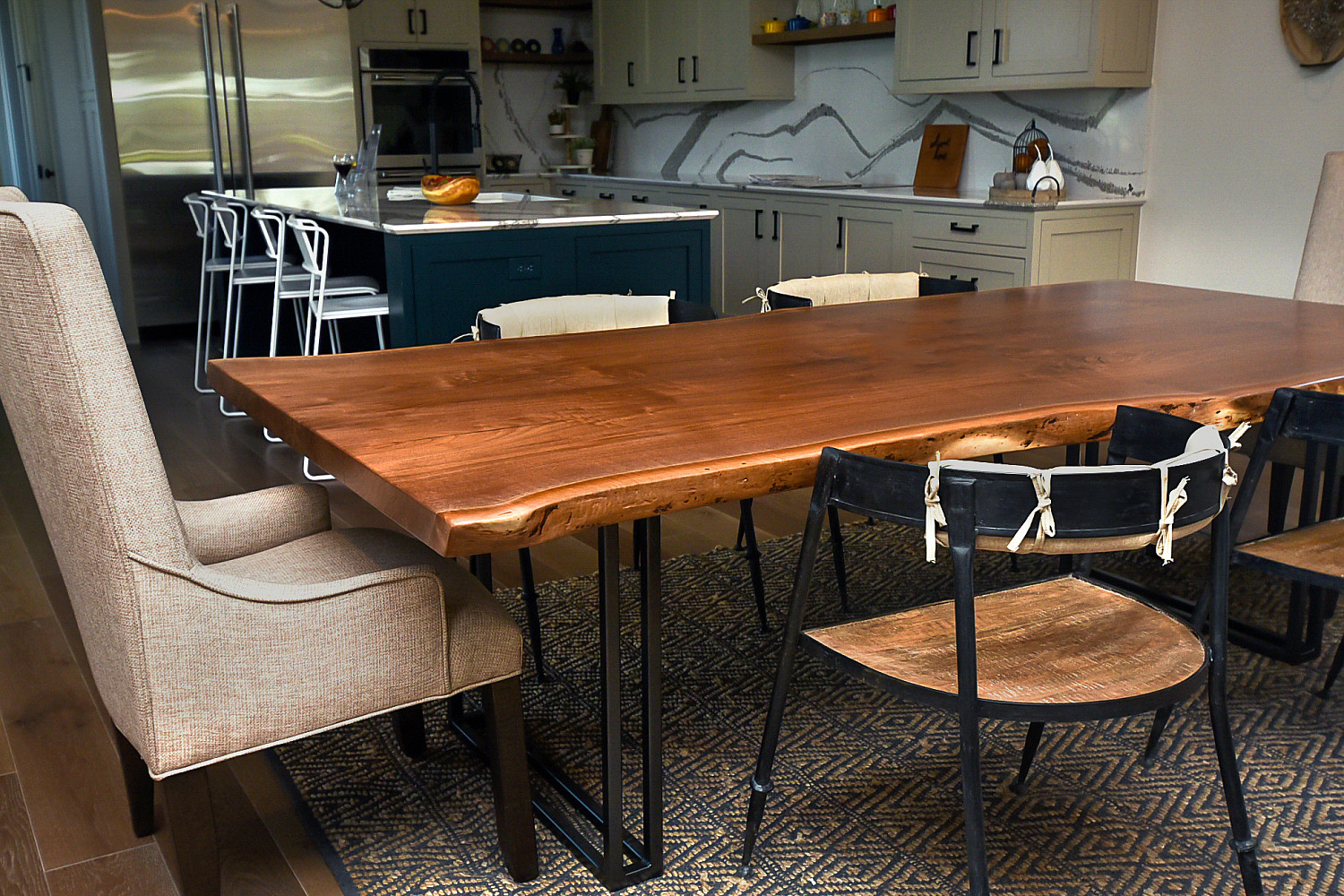 Open Standard Dining Table Base - Pathway Tables