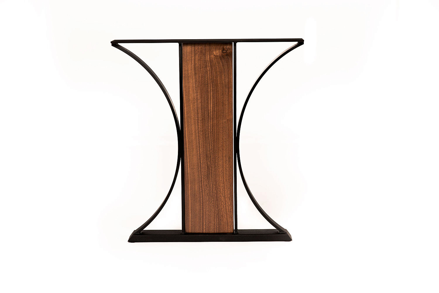 Hourglass with Wood Dining Table Base - Pathway Tables