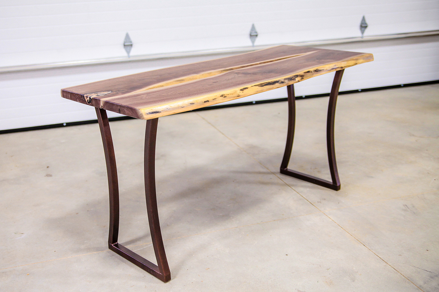 Concave Console Table Base - Pathway Tables