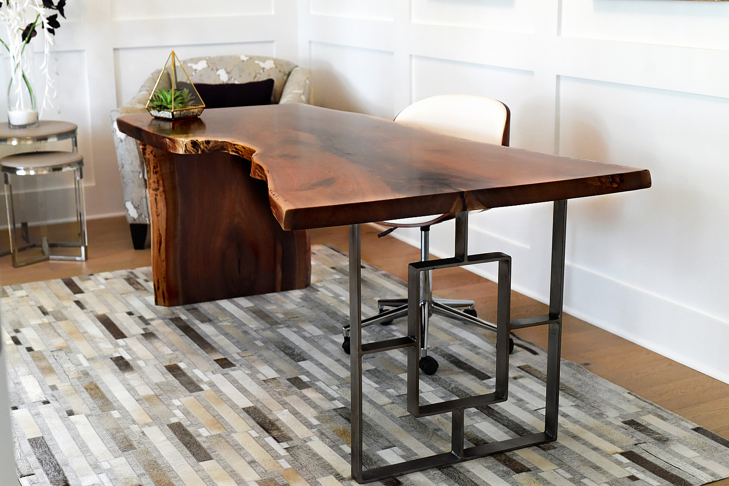 Waterfall Edge Table Base - Pathway Tables