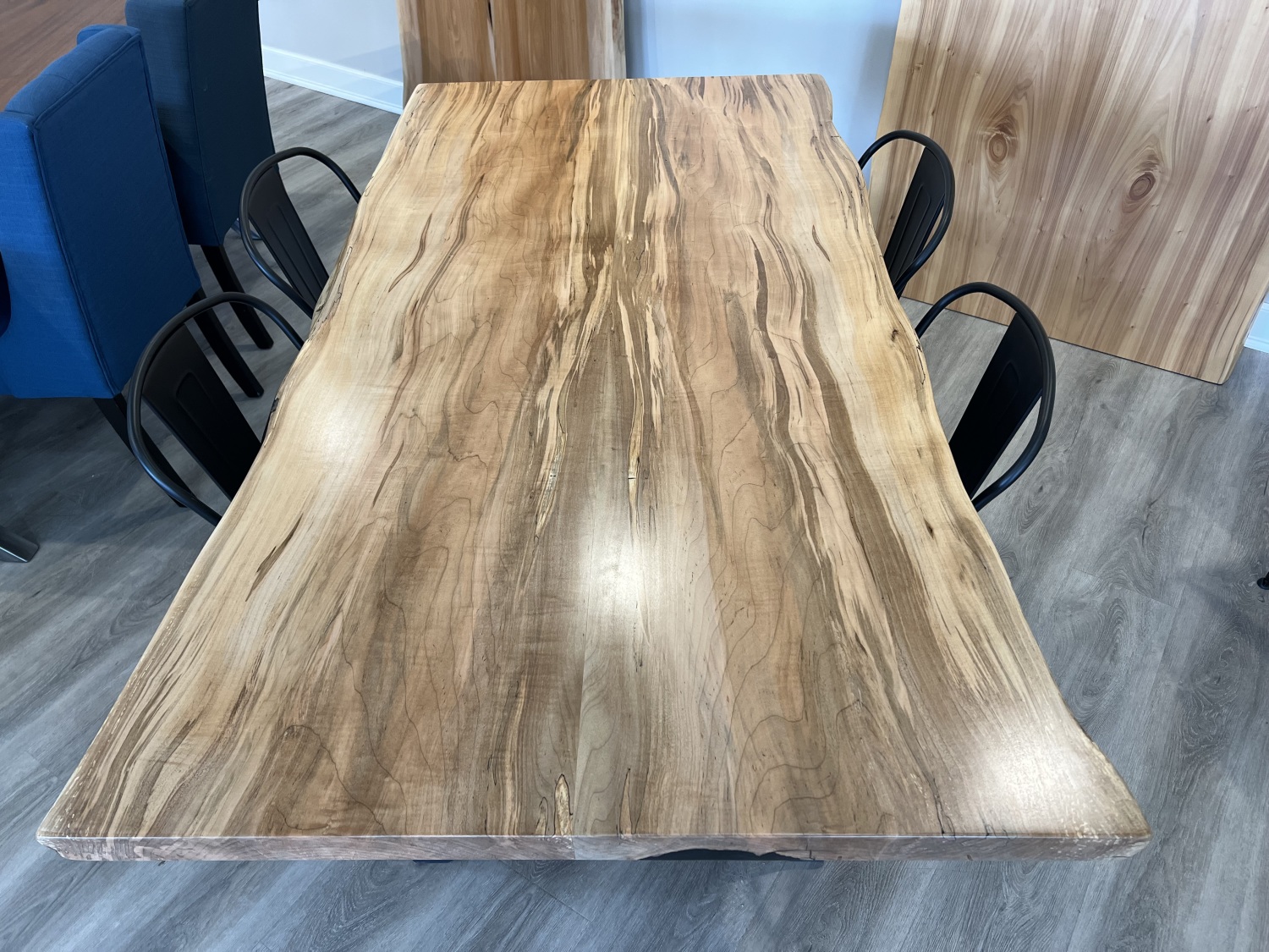 Acadia Live EdgeMaple Dining Table - 6' - Pathway Tables